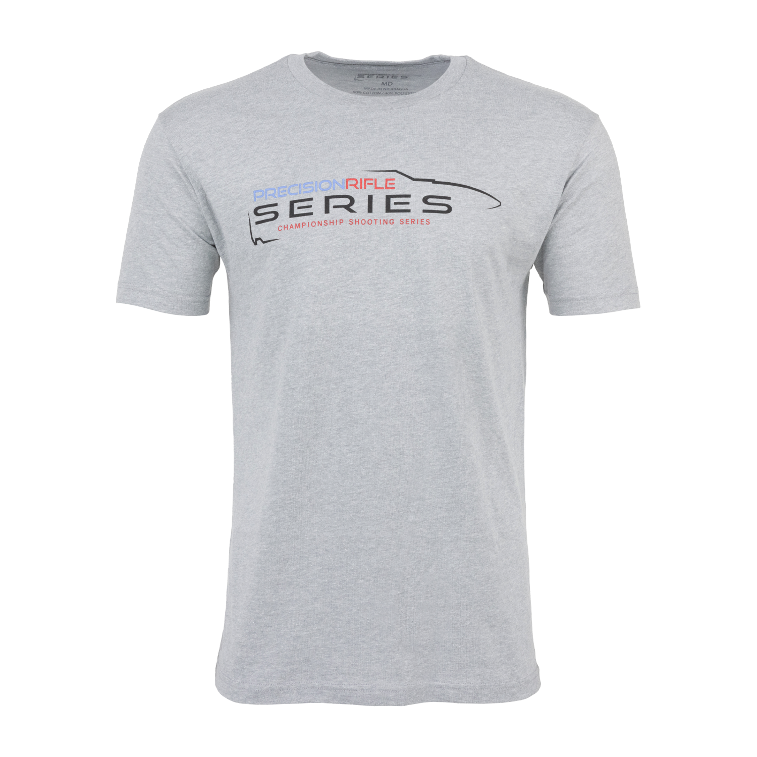 Logo Tee - Dark Heather Grey – Precision Rifle Series
